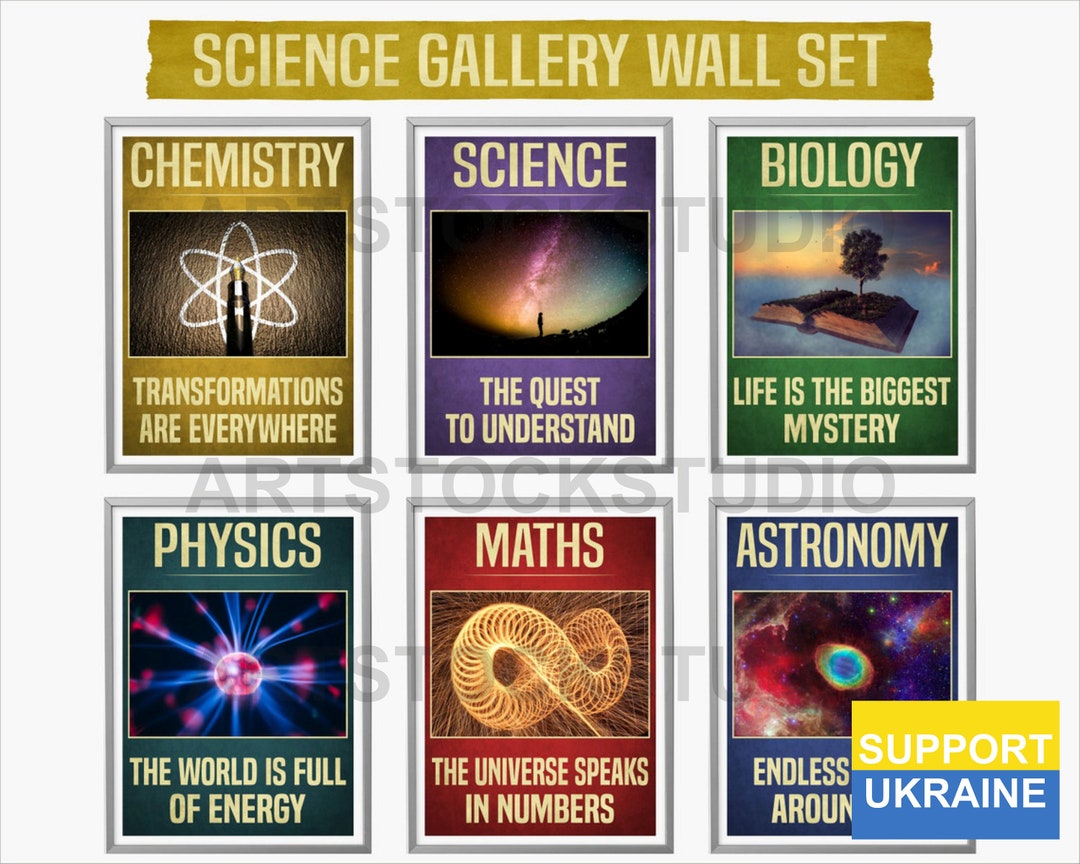 Science Teacher Gift Classroom Decor Kids Room Decor Science - Etsy