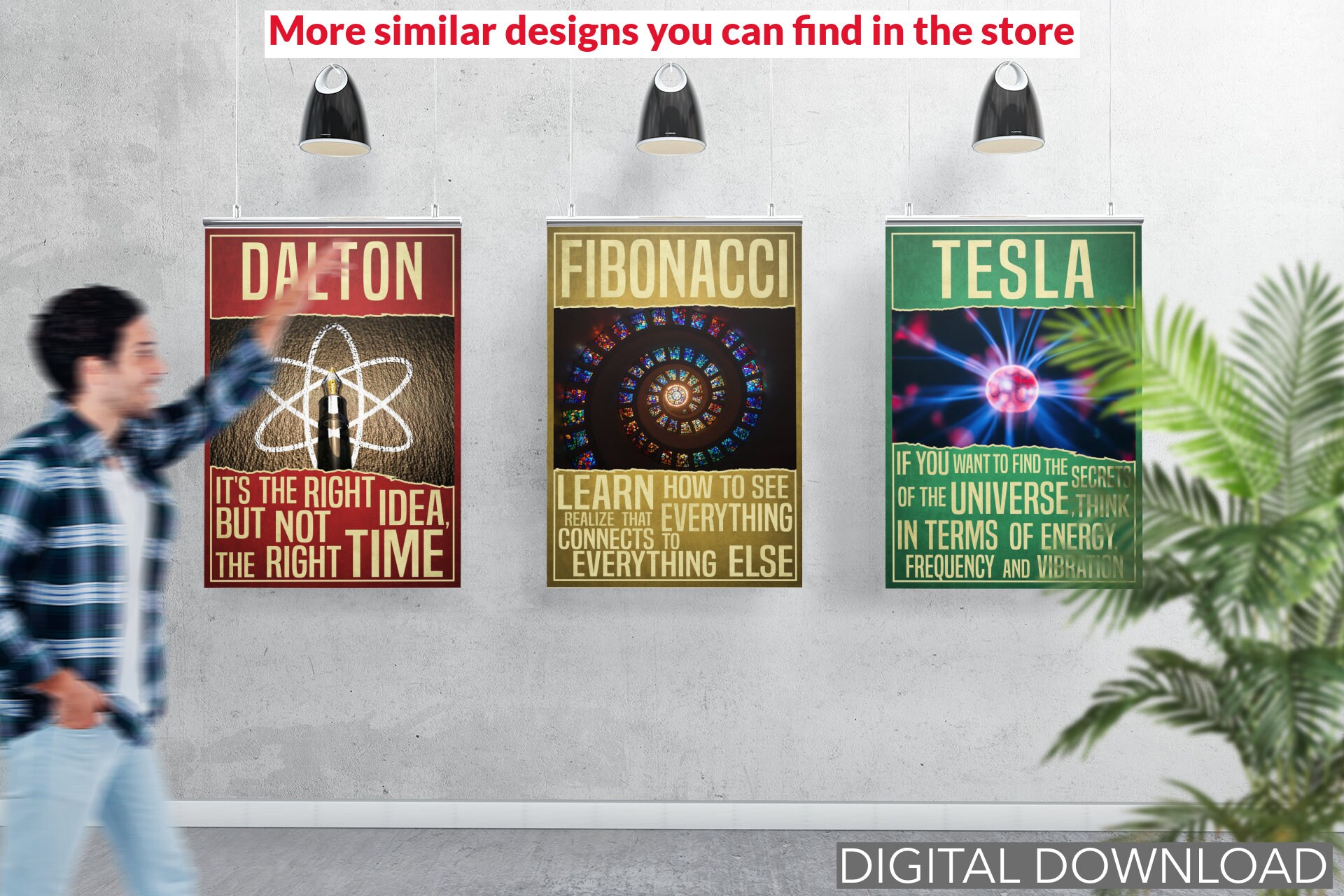 Biology Poster Science Art Microbiology Classroom Decor / Antonie Van ...