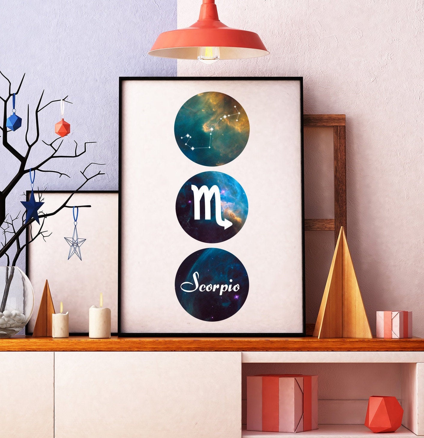 Scorpio Poster Kids Room Decor Astrology Gift / Newborn Gift | Etsy