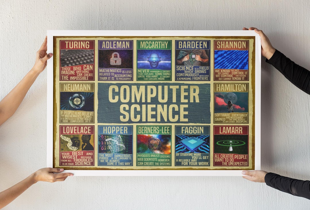 Computer Science Art Teacher Gift / Science Poster Classroom Decor - Etsy