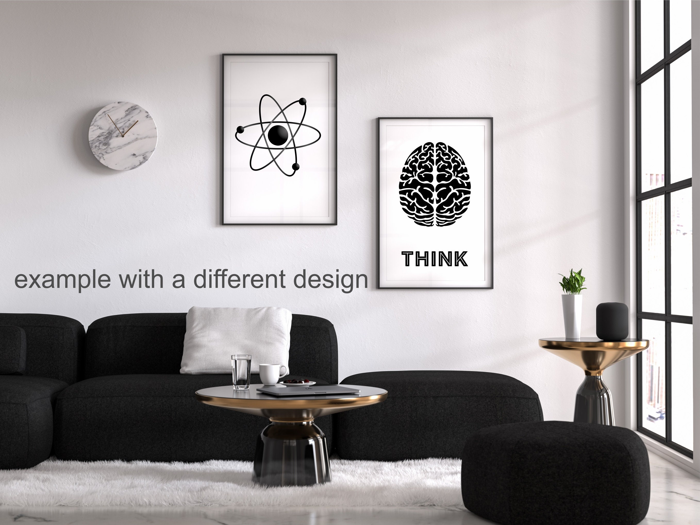 Science Decor Art Print / Science Classroom Decor / Brain - Etsy