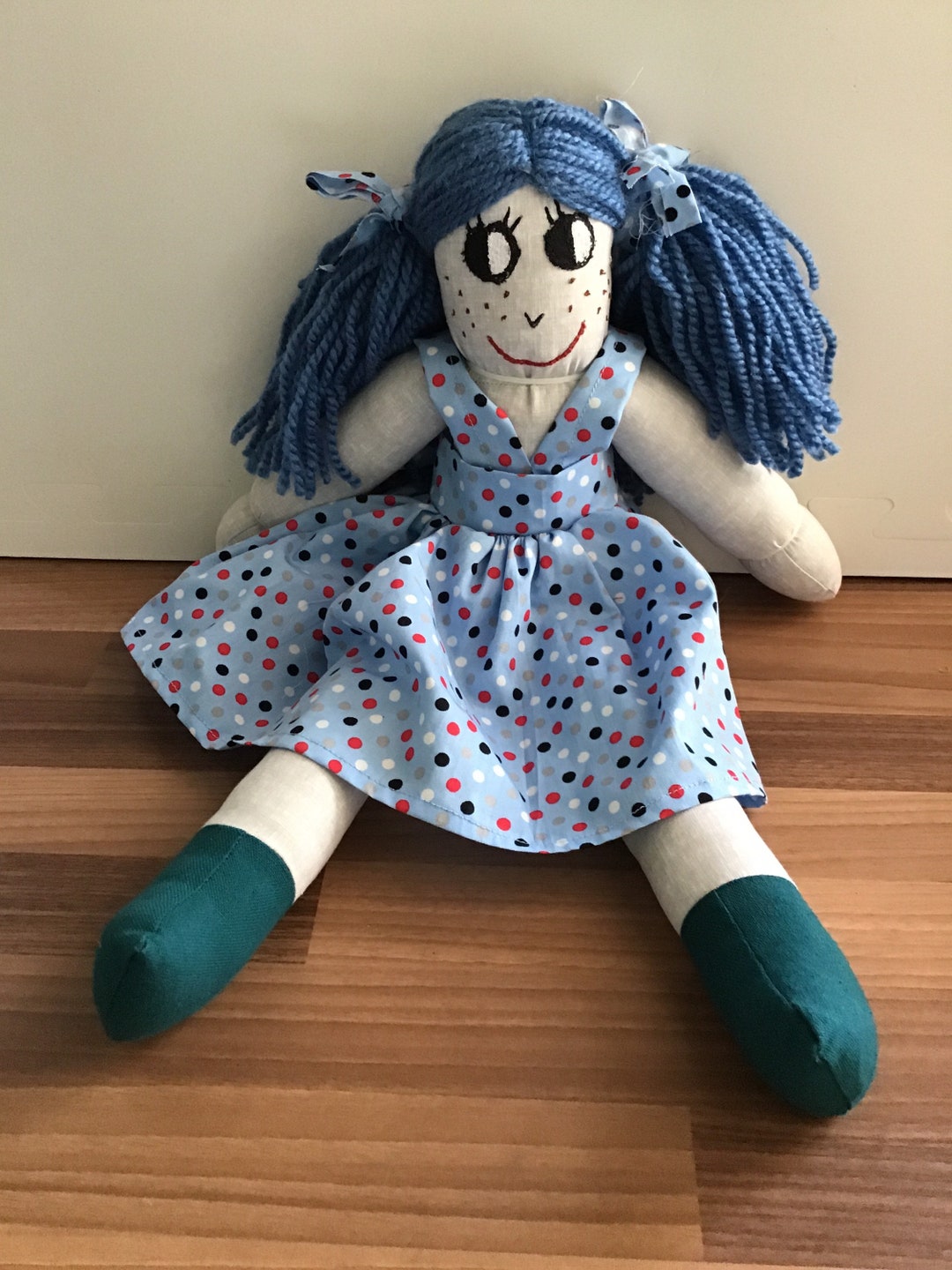 Handmade Rag Doll - Etsy