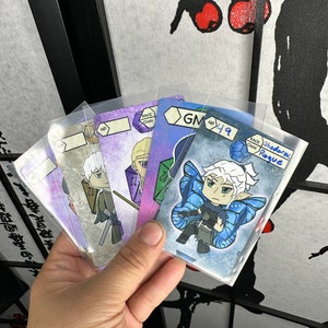 Custom Metal Dnd Character Mini Stat Card - Etsy