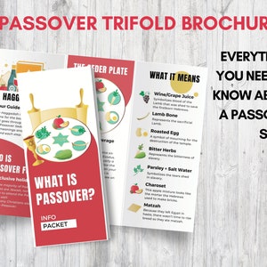 Passover Activity Pack Printables, Canva Editable Template for ...