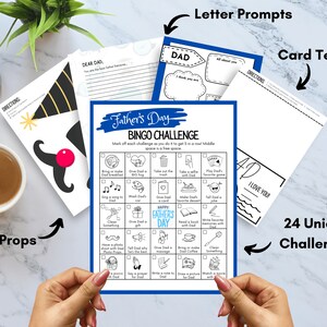 Fathers Day Bingo Challenge to Make Dad Feel Like a King for a Day ...