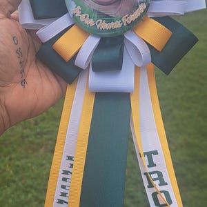 Custom Graduation Memorial Button With Ribbon - Etsy