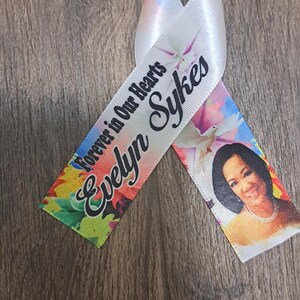 Sublimation Rest in Peace Ribbons, Memorial Ribbon Template, Photoshop ...