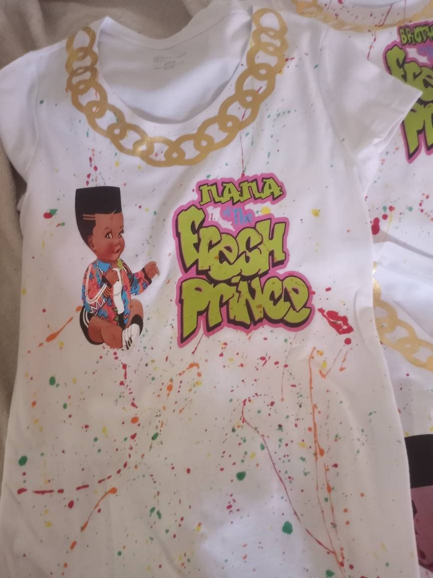 Fresh Prince Shirt Baby Shower Theme Prince Party Family - Etsy