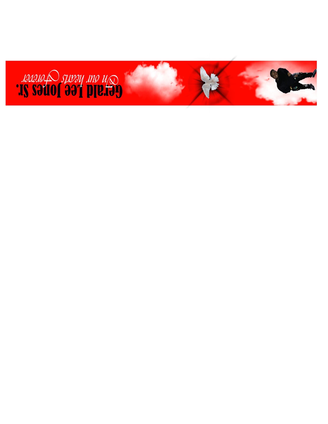 Sublimation Rest in Peace Ribbons Memorial Ribbon Template - Etsy