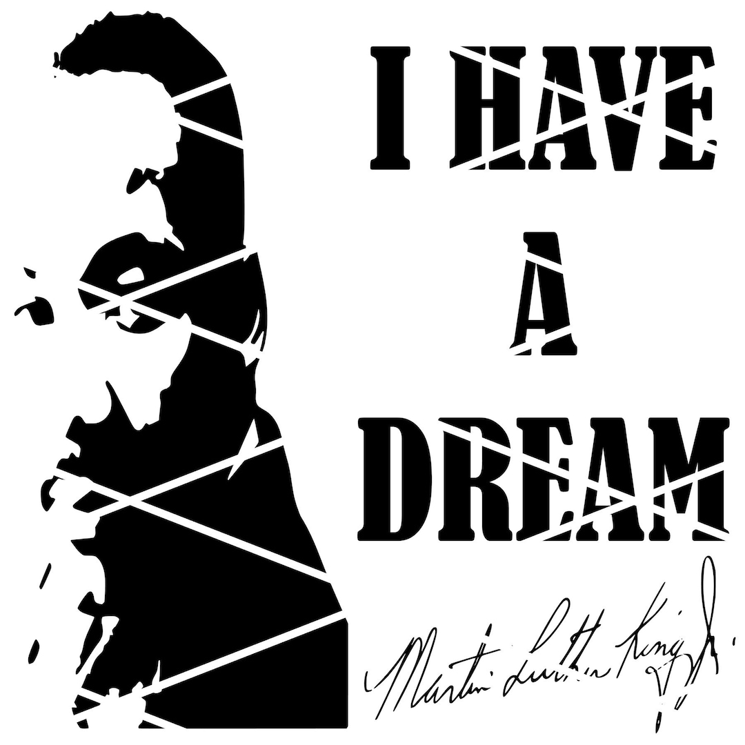 MLK Day Svg, Martin Luther King Jr. Svg Png Shirt Sublimation - Etsy