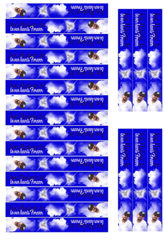 Sublimation Rest in Peace Ribbons Memorial Ribbon Template - Etsy