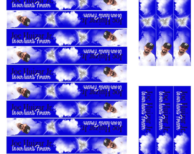 Personalised Funeral Ribbons. in Loving Memory Pre Shaped Satin Ribbon ...