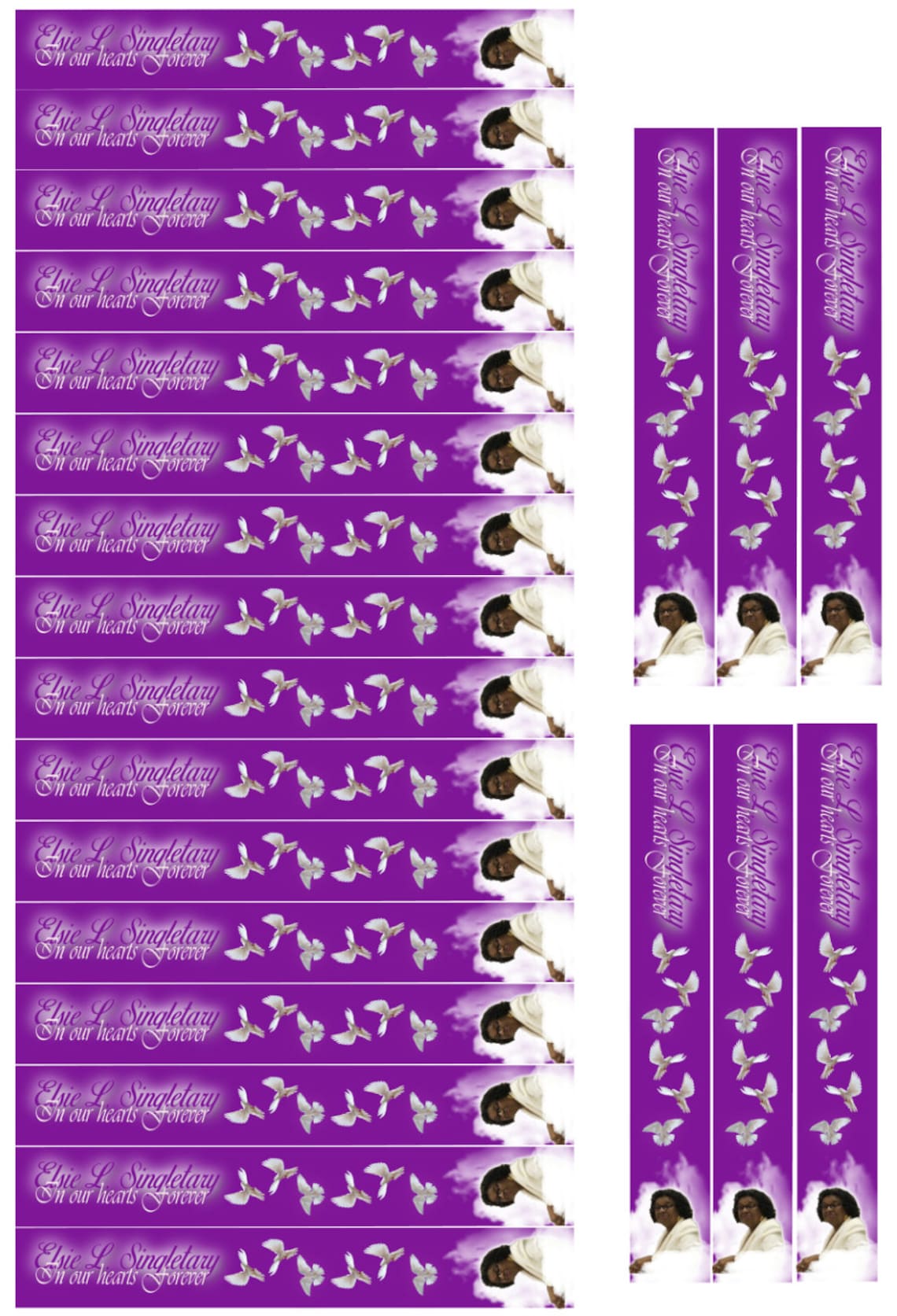 Sublimation Rest in Peace Ribbons, Memorial Ribbon Template Photoshop ...