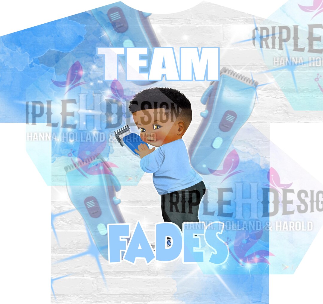 Team Fades Gender Reveal T-shirt Design File (PNG) Canva Design ...