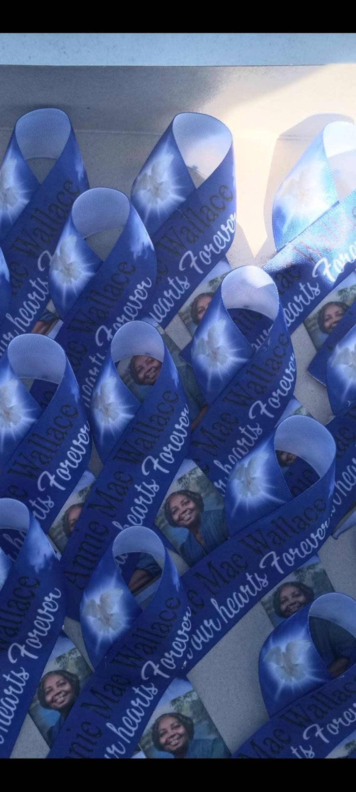 Sublimation Rest in Peace Ribbons Memorial Ribbon Template - Etsy