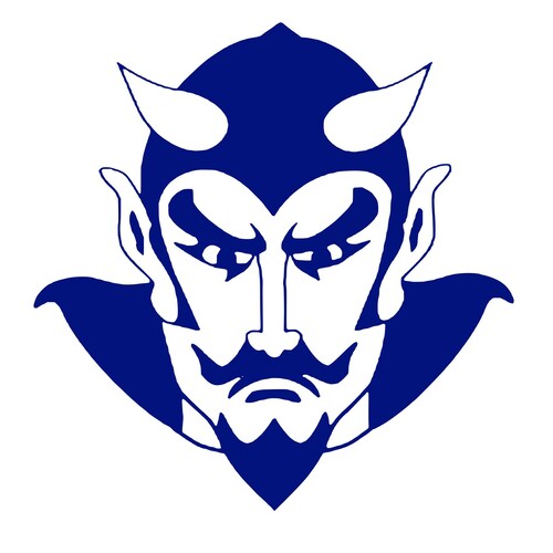 Blue Devils Football Monogram Dc Svg Dxf Eps Png Digital - Etsy