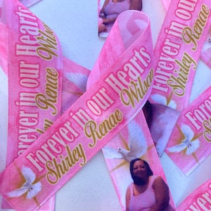 Breast Cancer Sublimation Rest in Peace Ribbons, Memorial Ribbon ...