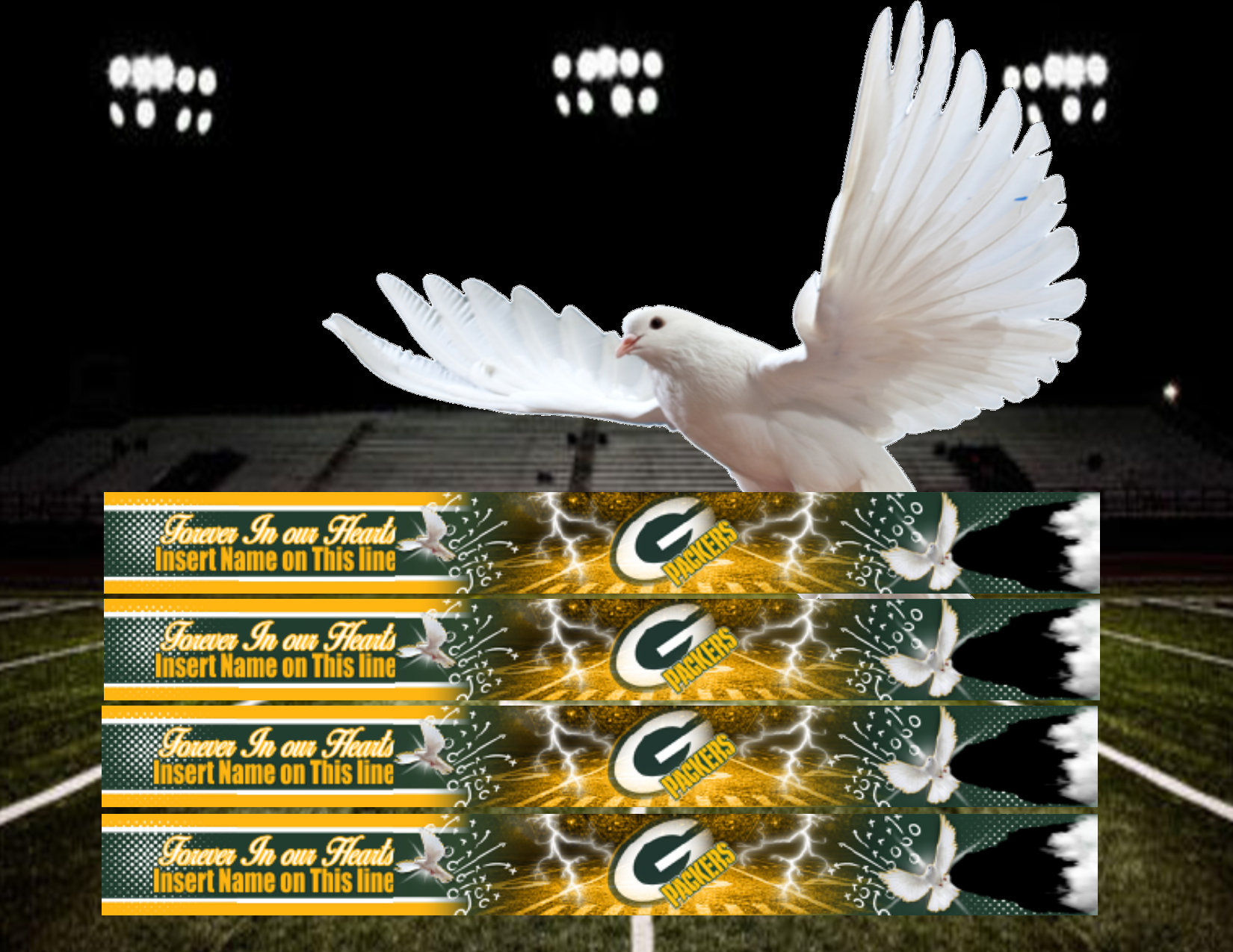 Sublimation Rest in Peace Ribbons, Memorial Ribbon Template Photoshop ...