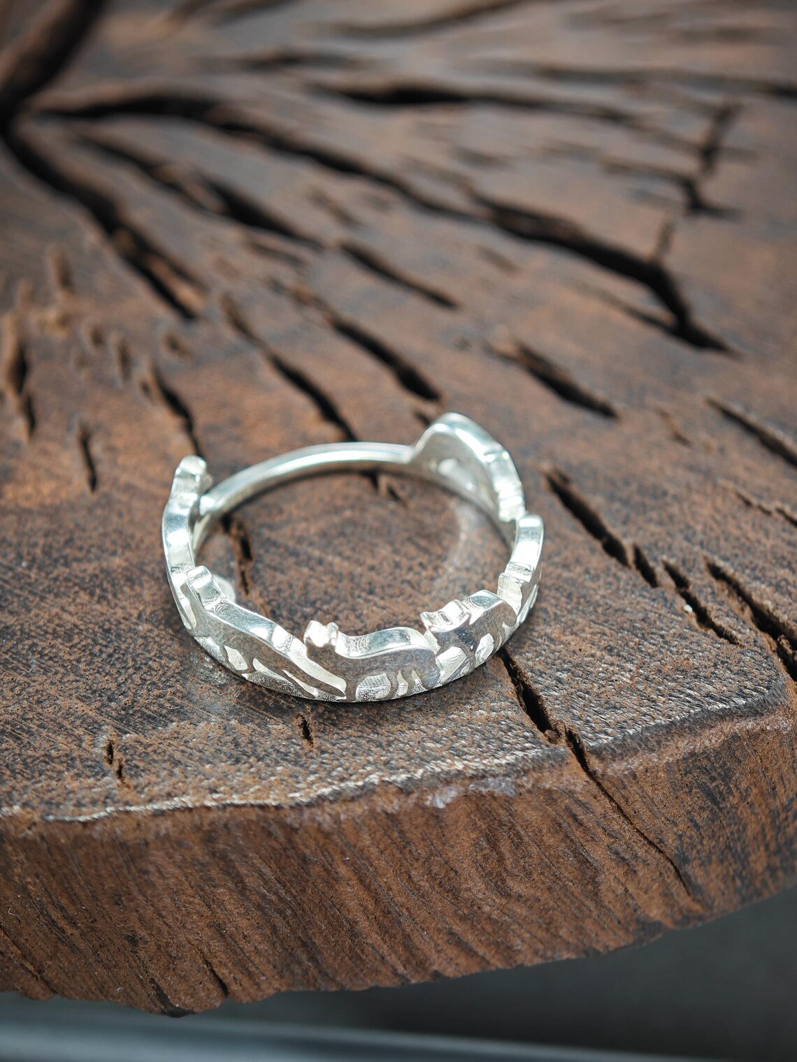 Silver Family Wolf Ring,werewolf Ring - Etsy
