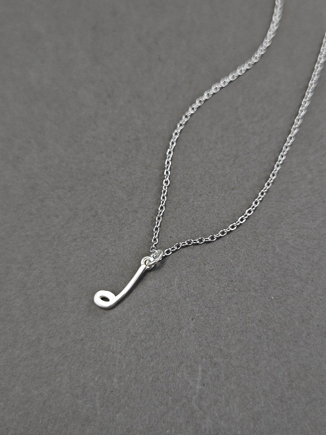 Silver Music Notes Necklace,custom Sheet Music Symbols Jewelry - Etsy