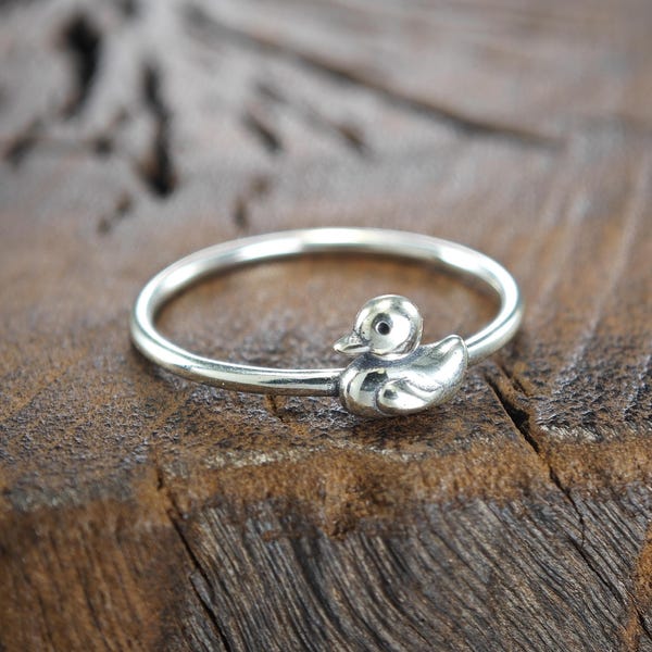 Duck Band Ring - Etsy