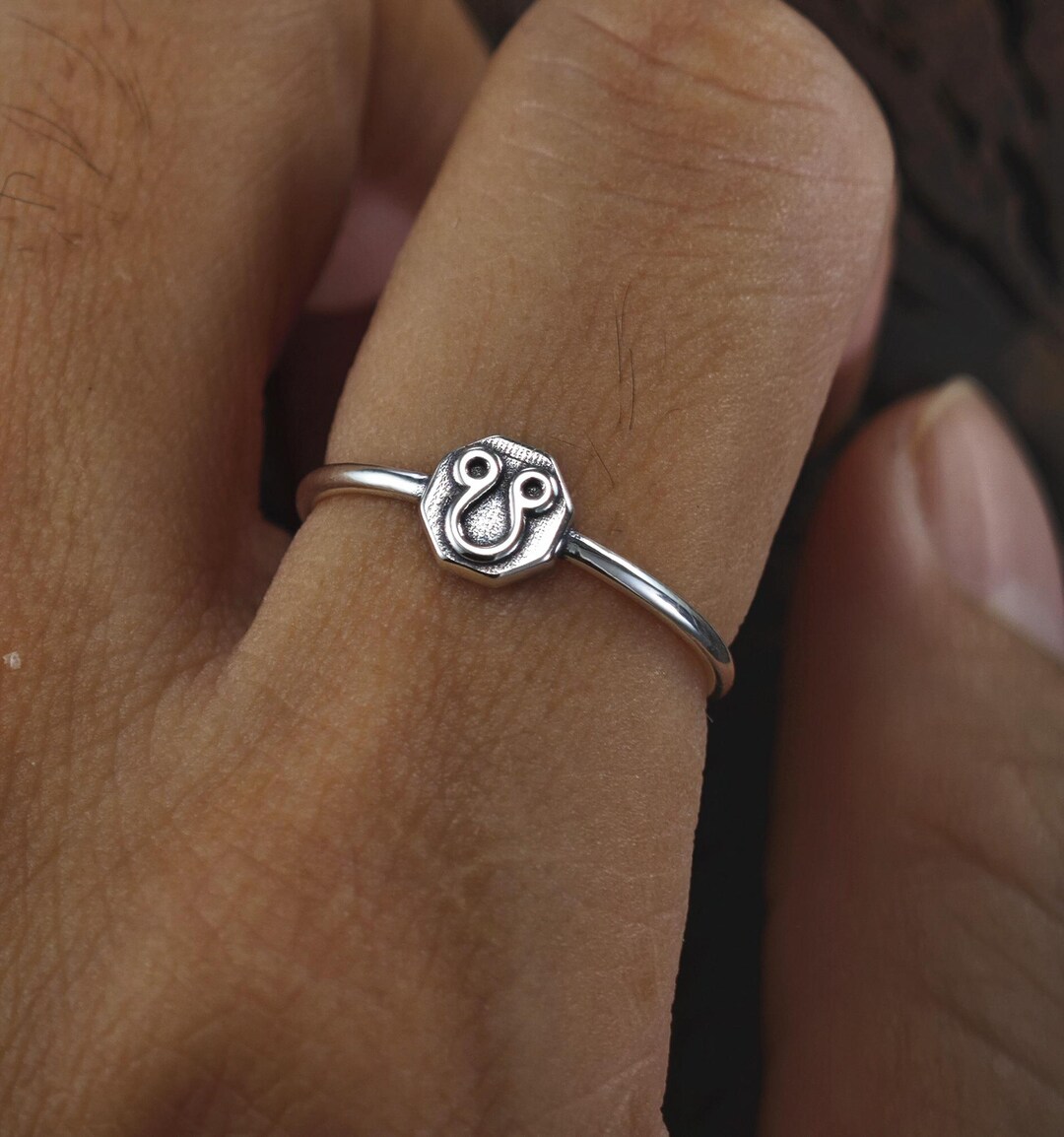 Silver South Node Ring - Etsy