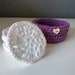CROCHET PATTERN Face Cleansers/scrubbies and Pot, Reusable, Crochet ...