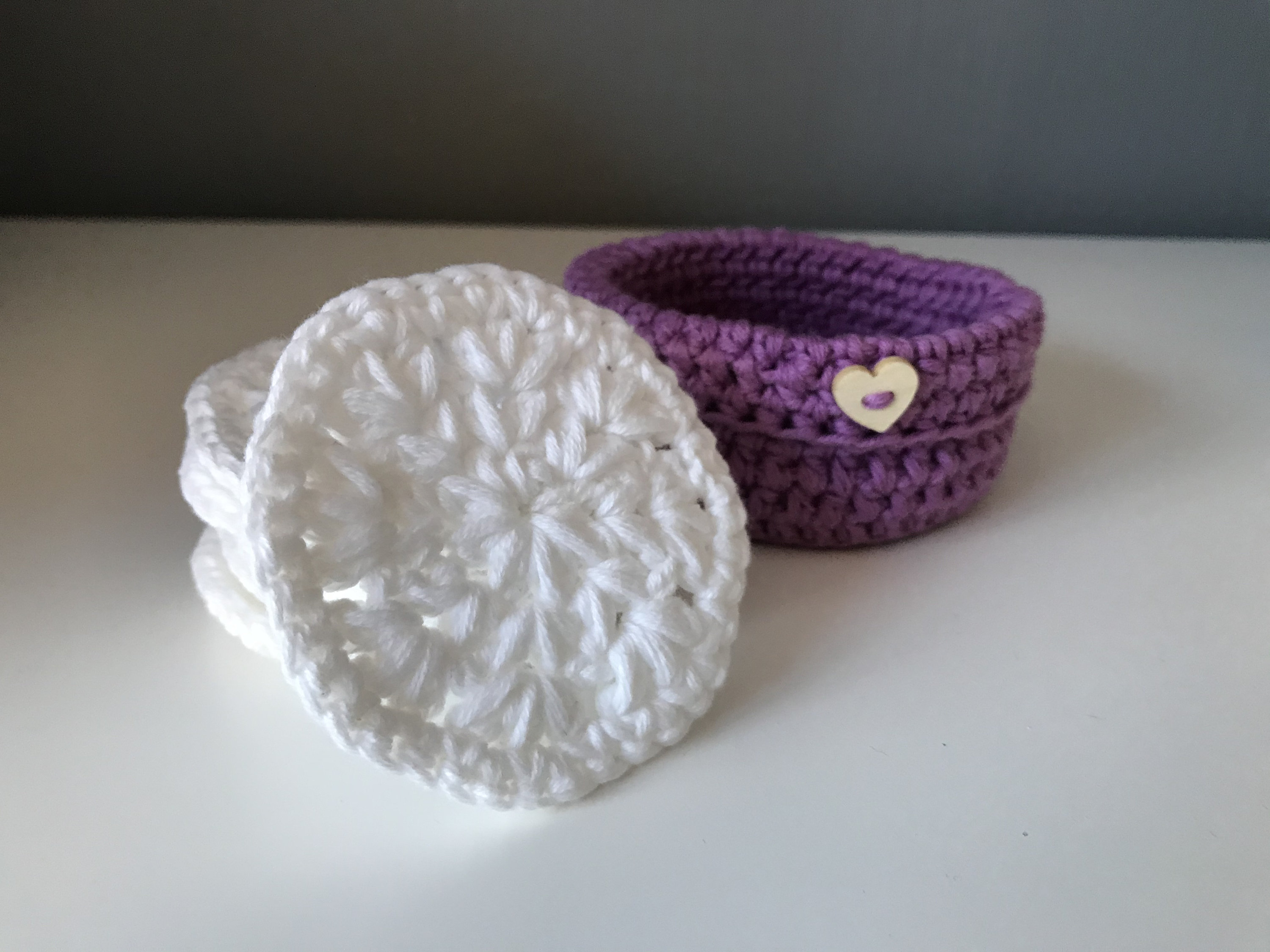 CROCHET PATTERN Face Cleansers/scrubbies and Pot, Reusable, Crochet ...