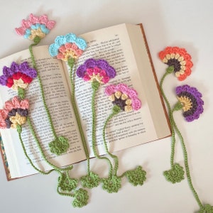 CROCHET PATTERN, Fan Flower Bookmarks Pdf Pattern, US Terms (english ...