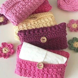 CROCHET PATTERN Pocket Tissue Cover. US Terms (english Only) - Etsy