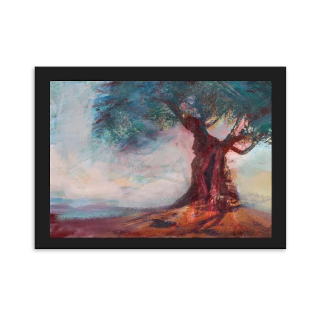 Limited Edition Print Palestinian Olive Tree 2 Landscape Art Print Fine ...