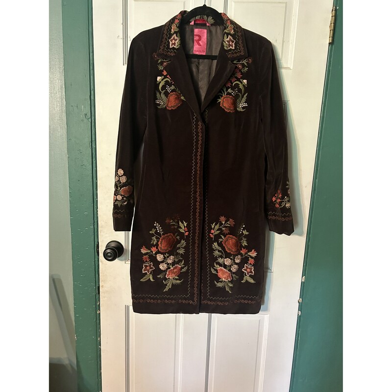 Embroidered Coat - Etsy