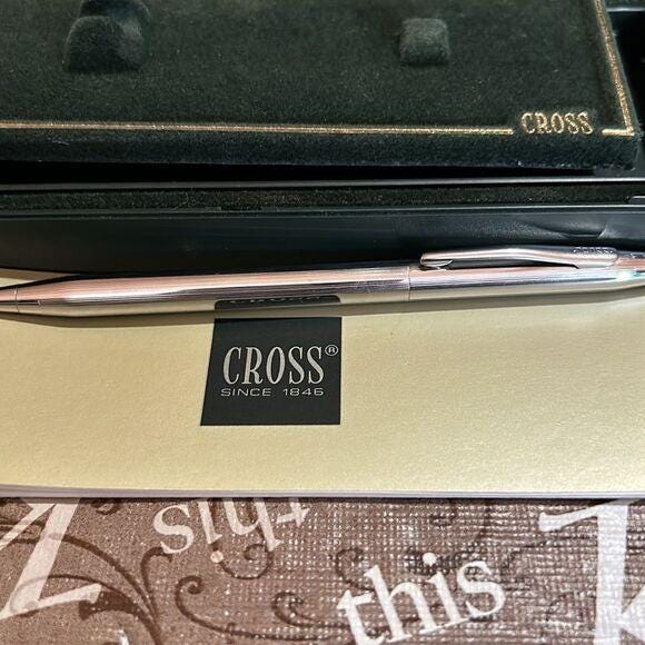 Cross Classic Century Chrome Ballpoint Pen in Gift Box - Etsy