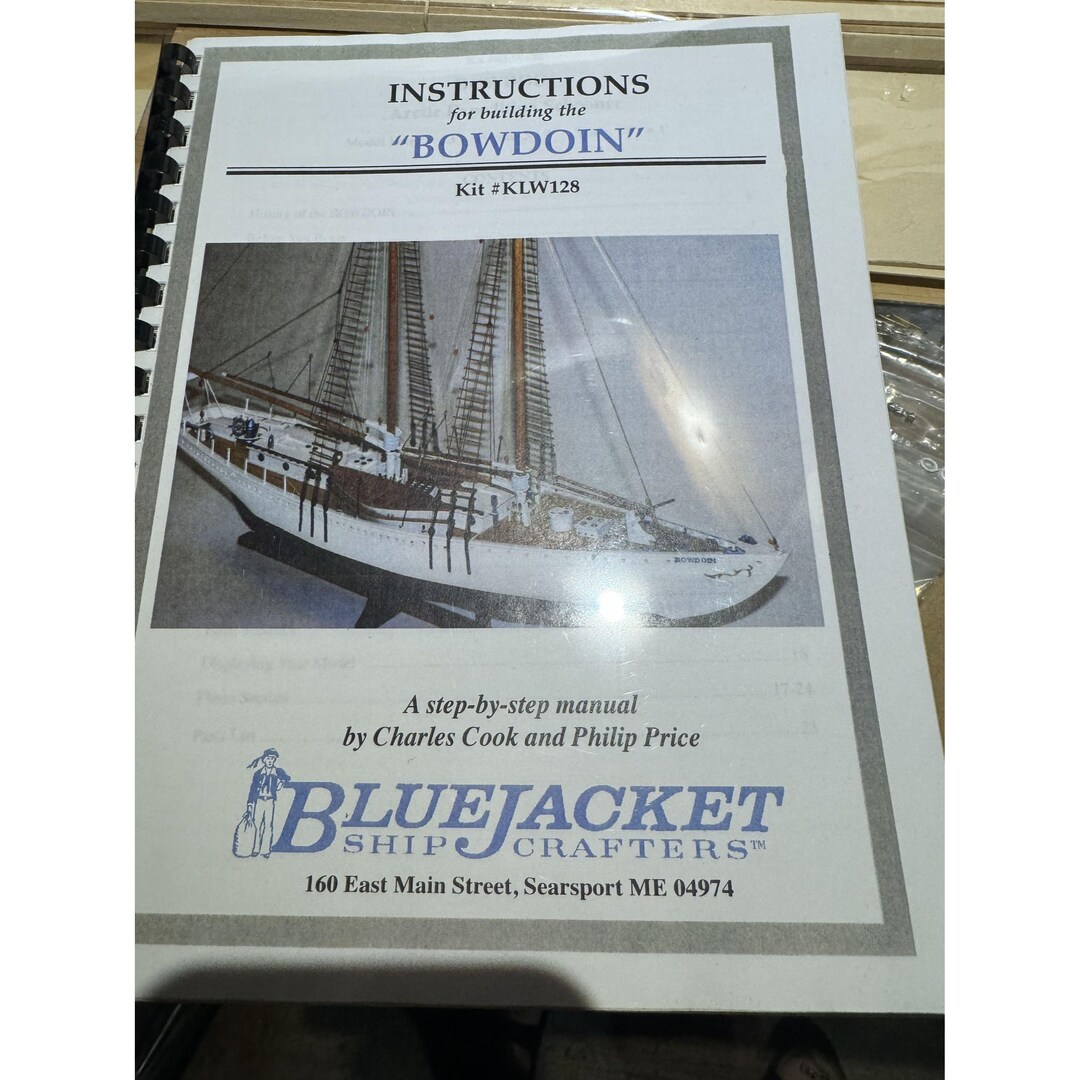 Authentic Wooden Model Kit bowdoin 1921 Arctic Exploration Schooner by ...