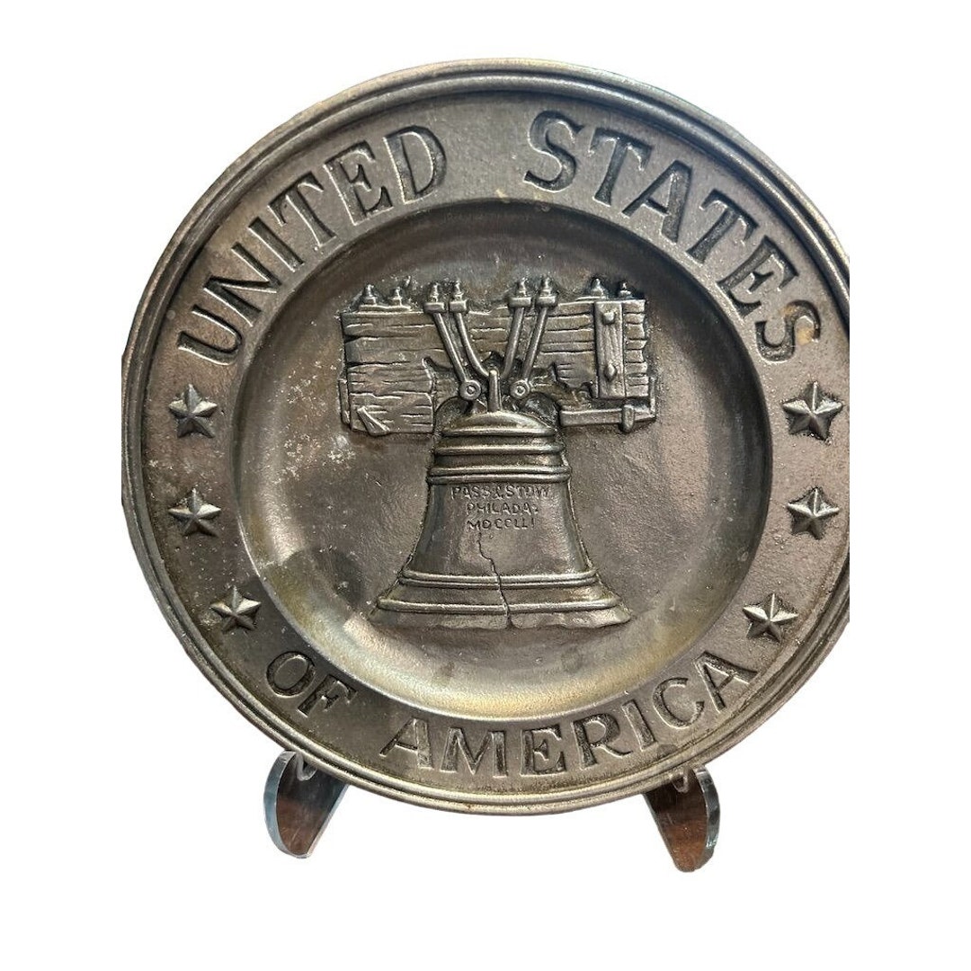 Vintage 1972 Sexton USA Wall Plaque united States of America Liberty ...