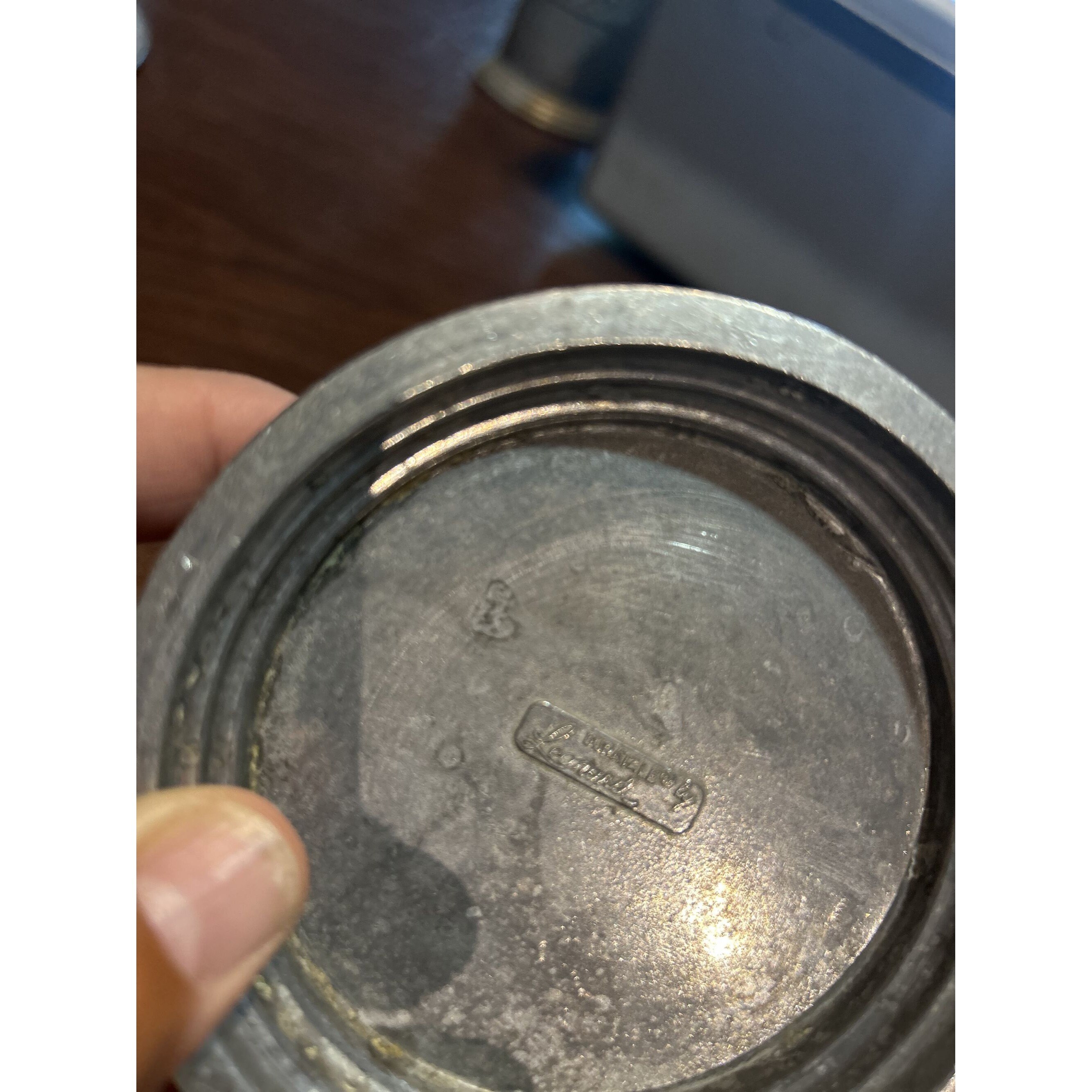 Vintage Pewter Beer Mugs With 1776 Engraving - Set of 2 - Colonial ...