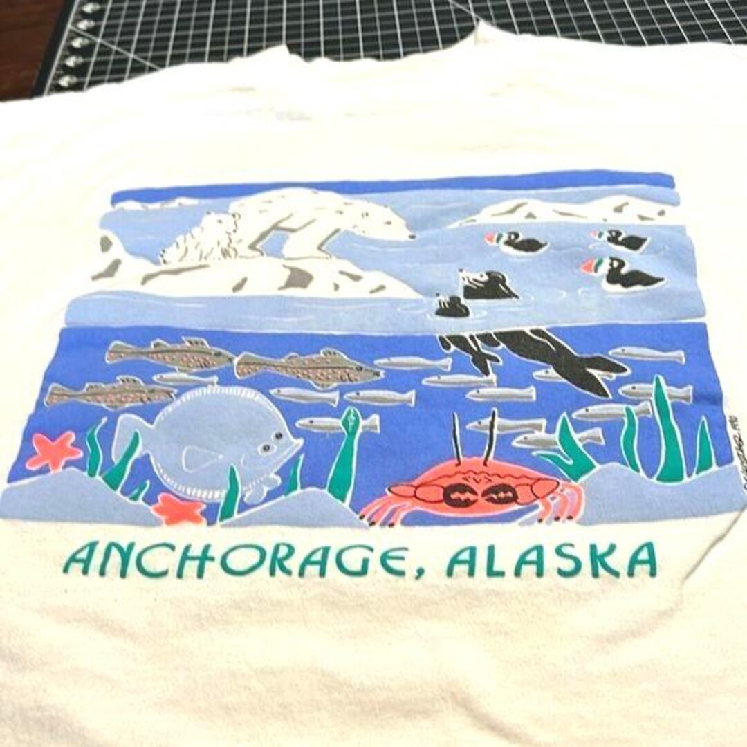 Vintage Anchorage Alaska Graphic T-shirt by Eyecatcher 1990 - Etsy