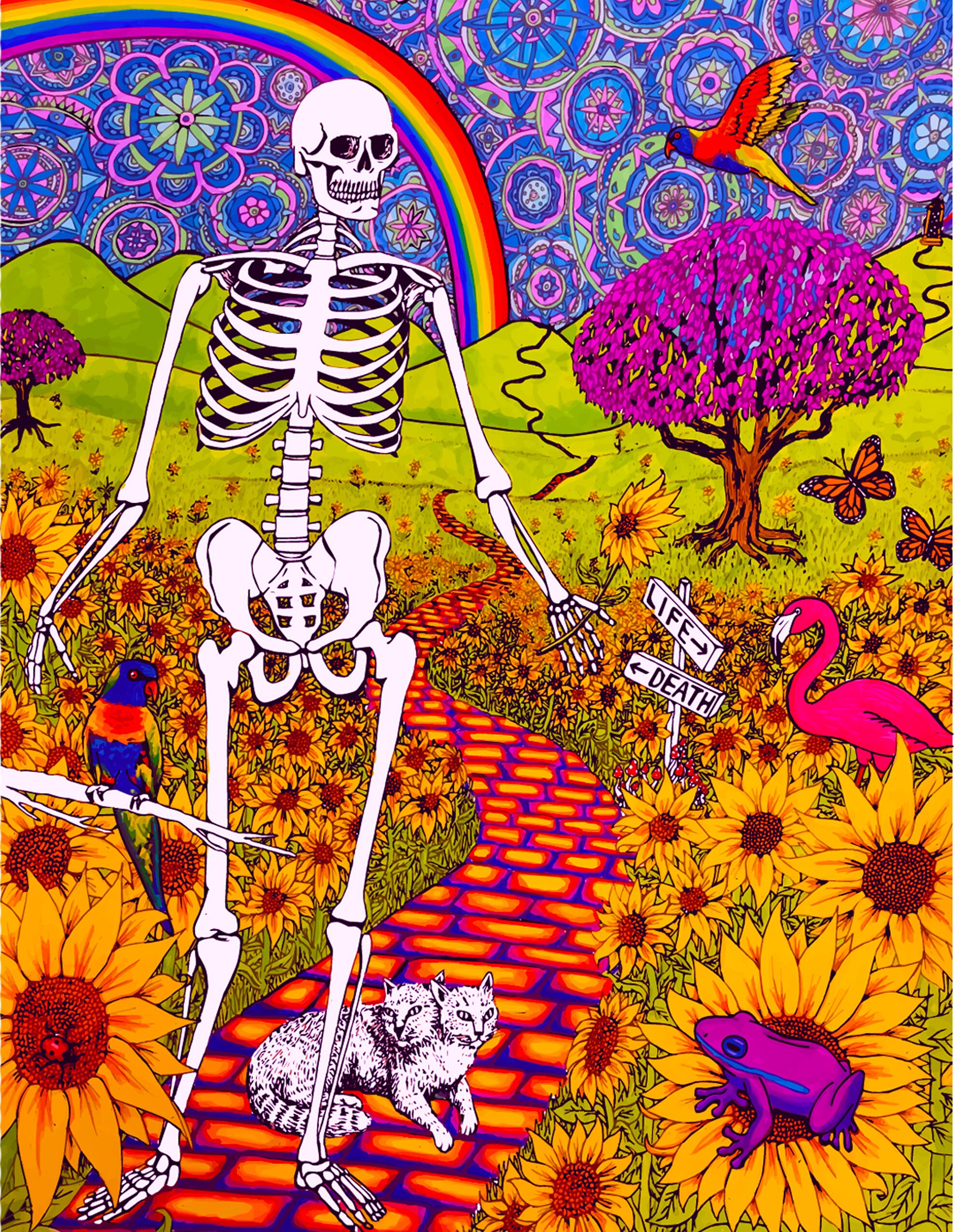 Colorful Death Art