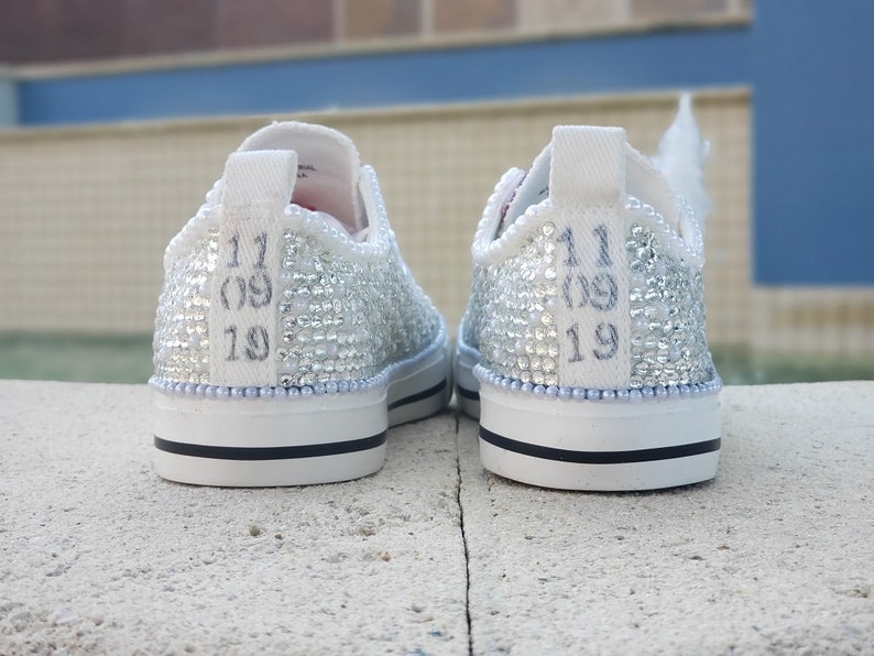 Women's Rhinestone Sneakers- Low Top - Etsy