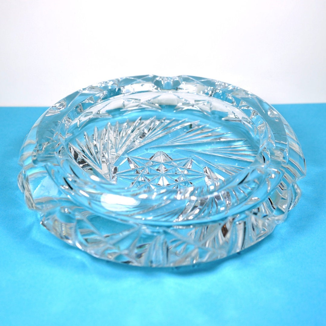 Nachtmann Crystal Ashtray With Centrifugal Star - Etsy