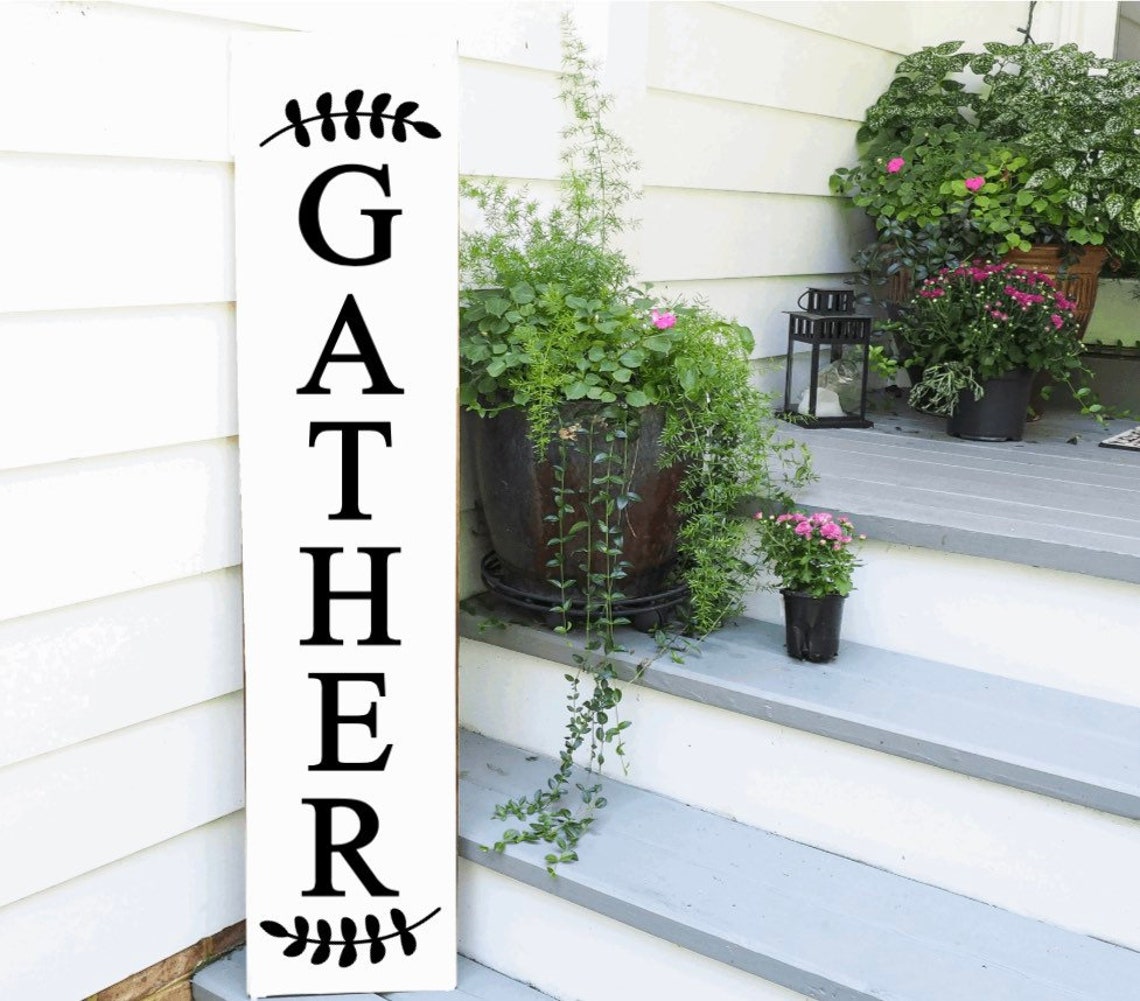 Gather Welcome Sign - Etsy
