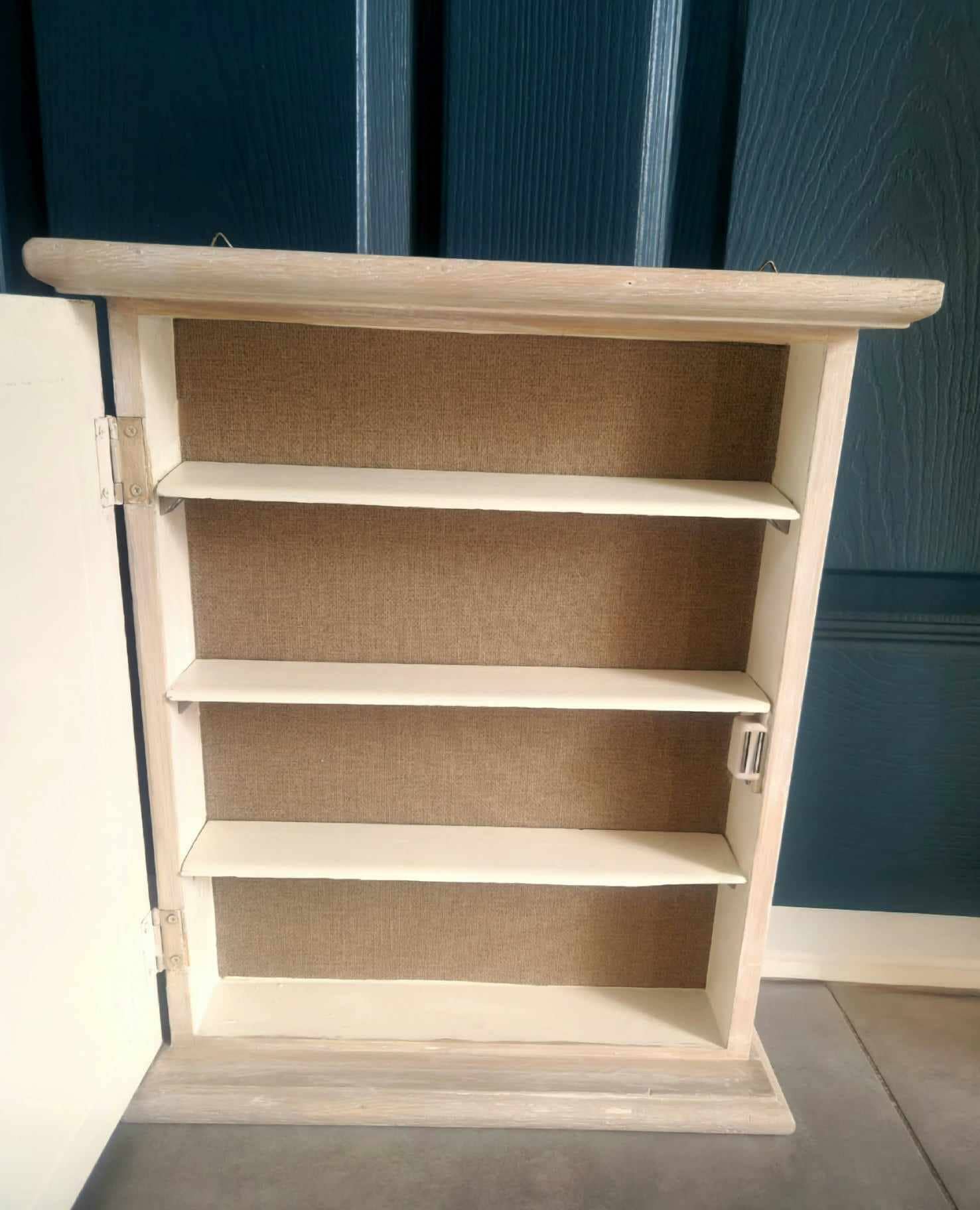 Wooden Wall Key Box, Beige White Patina 39x33x7 - Etsy