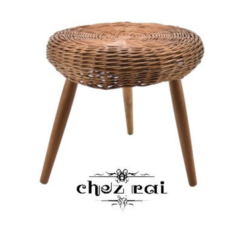 Wicker Stool - Etsy