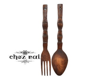 Giant Fork and Spoon - Etsy