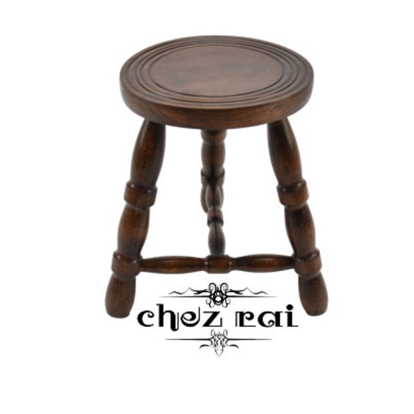 Small Antique Stool - Etsy