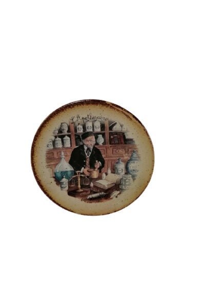 Vintage Earthenware Stoneware Pottery Glazed Plate Signed - Etsy