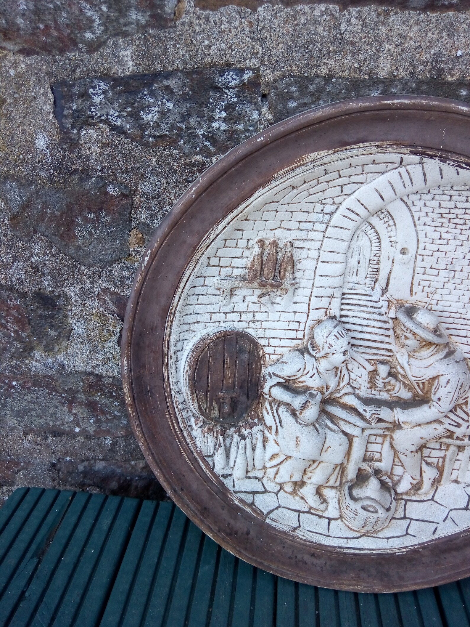 Vintage Wall Plaque Plaster Wall Hanging Wall Decor Home Decor ...