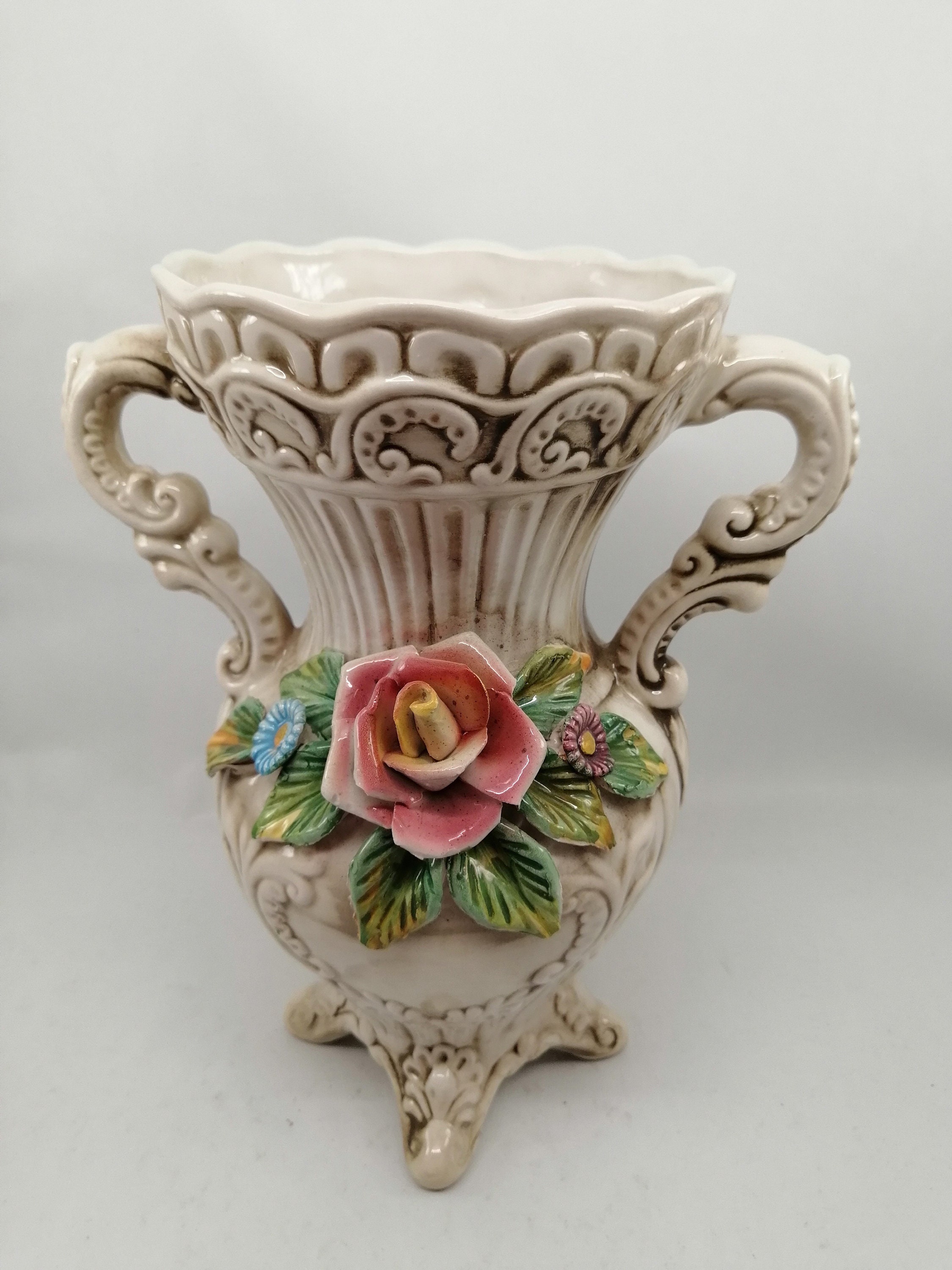 Home & Living 70s Chez Rai Vintage Italian Porcelain Capodimonte Hand ...