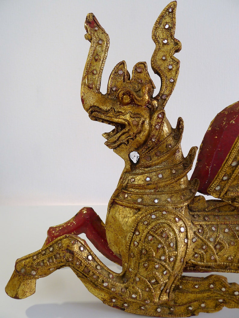 Vintage Golden Qilin / Kirin Chinese / Japanese Unique Piece | Etsy