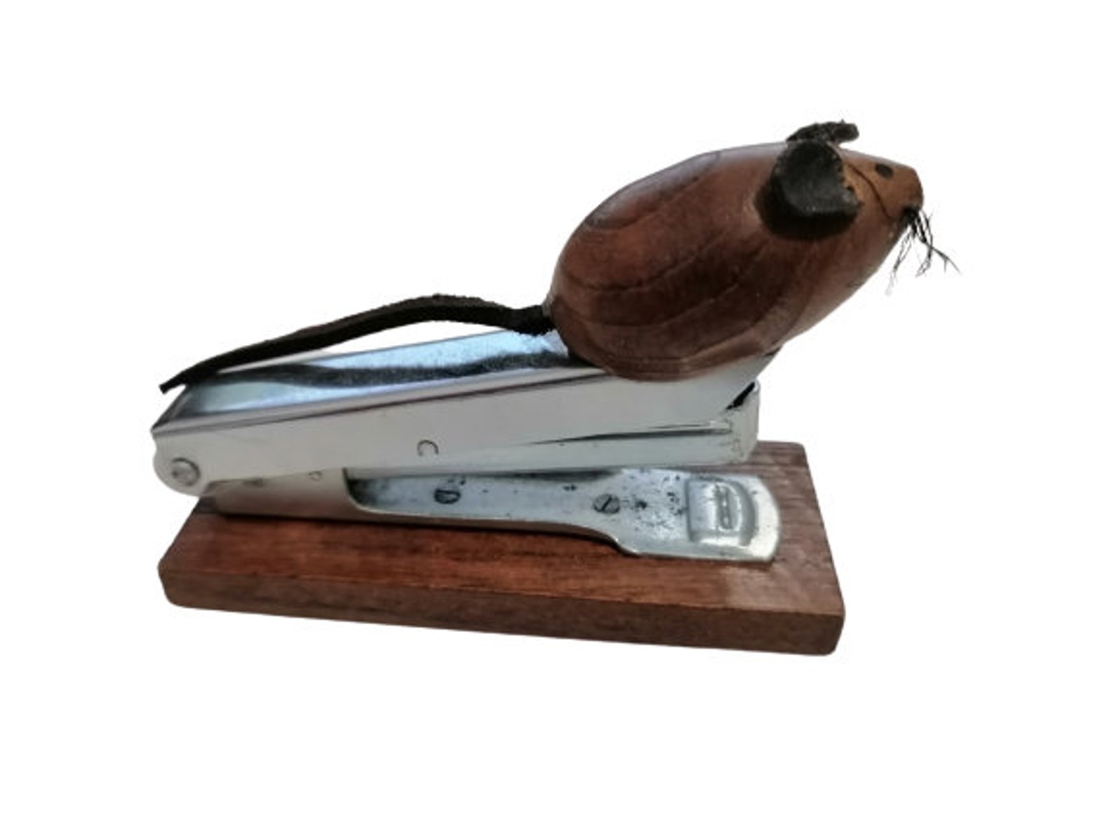 Vintage Wooden Mouse Stapler Hand Crafted Japan Mini Stapler - Etsy